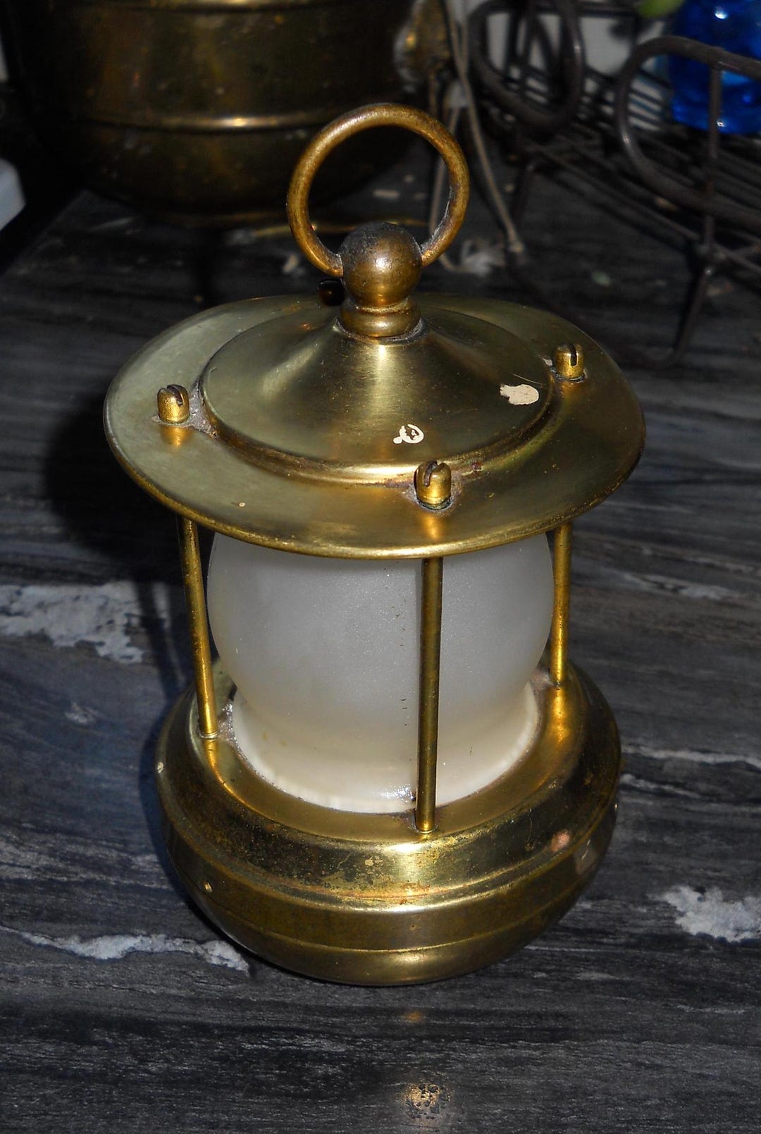 Antique Battery Operated Brass Binnacle Light Circa 30's Not Working - Etsy