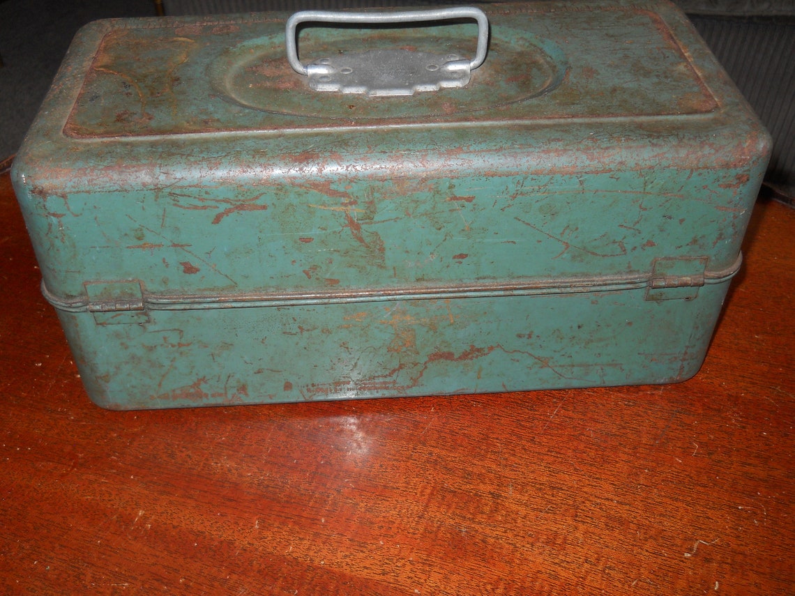 Vintage Union Utility Chest Tackle Box Union Steel Corp Made in USA - Etsy