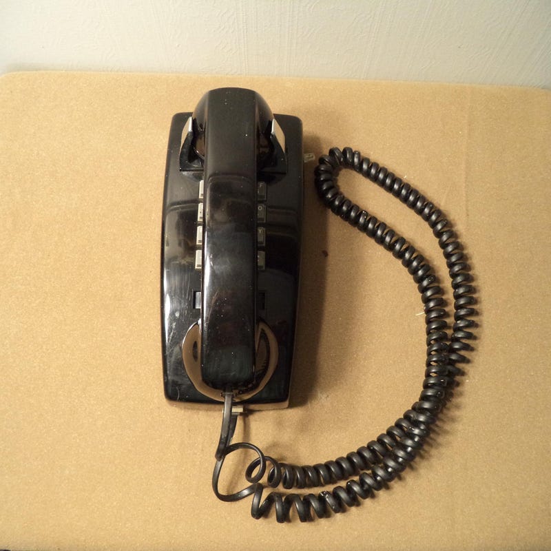 Vintage Wall Phone - Etsy