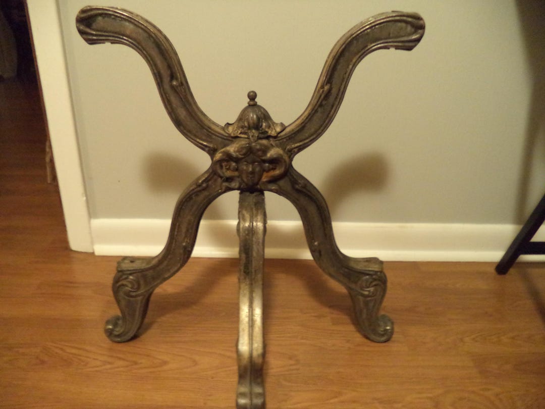 Victorian Coffin Stand Art Nouveau Female Face Silver Tone Metal - Etsy