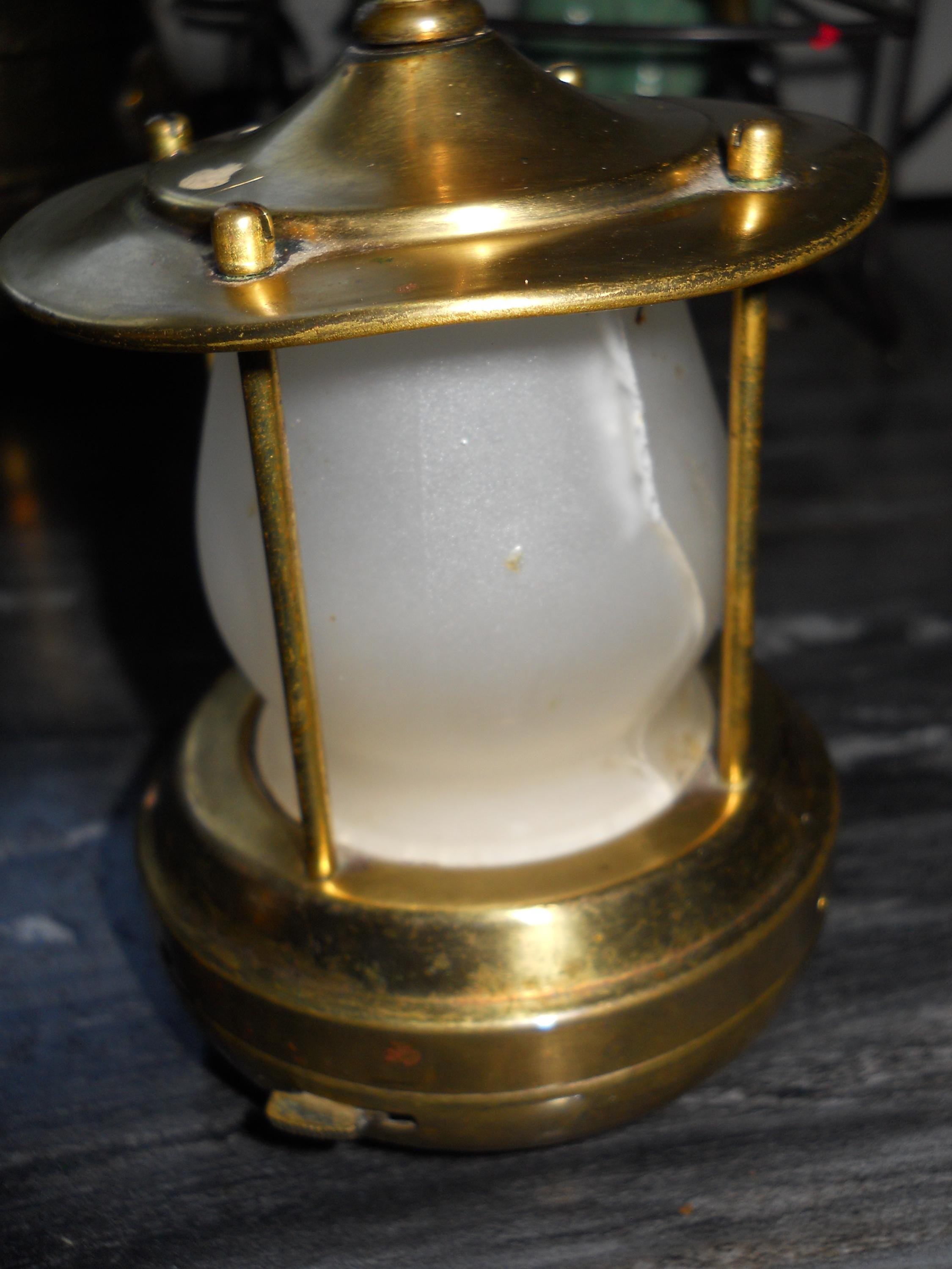 Antique Battery Operated Brass Binnacle Light Circa 30's Not Working - Etsy