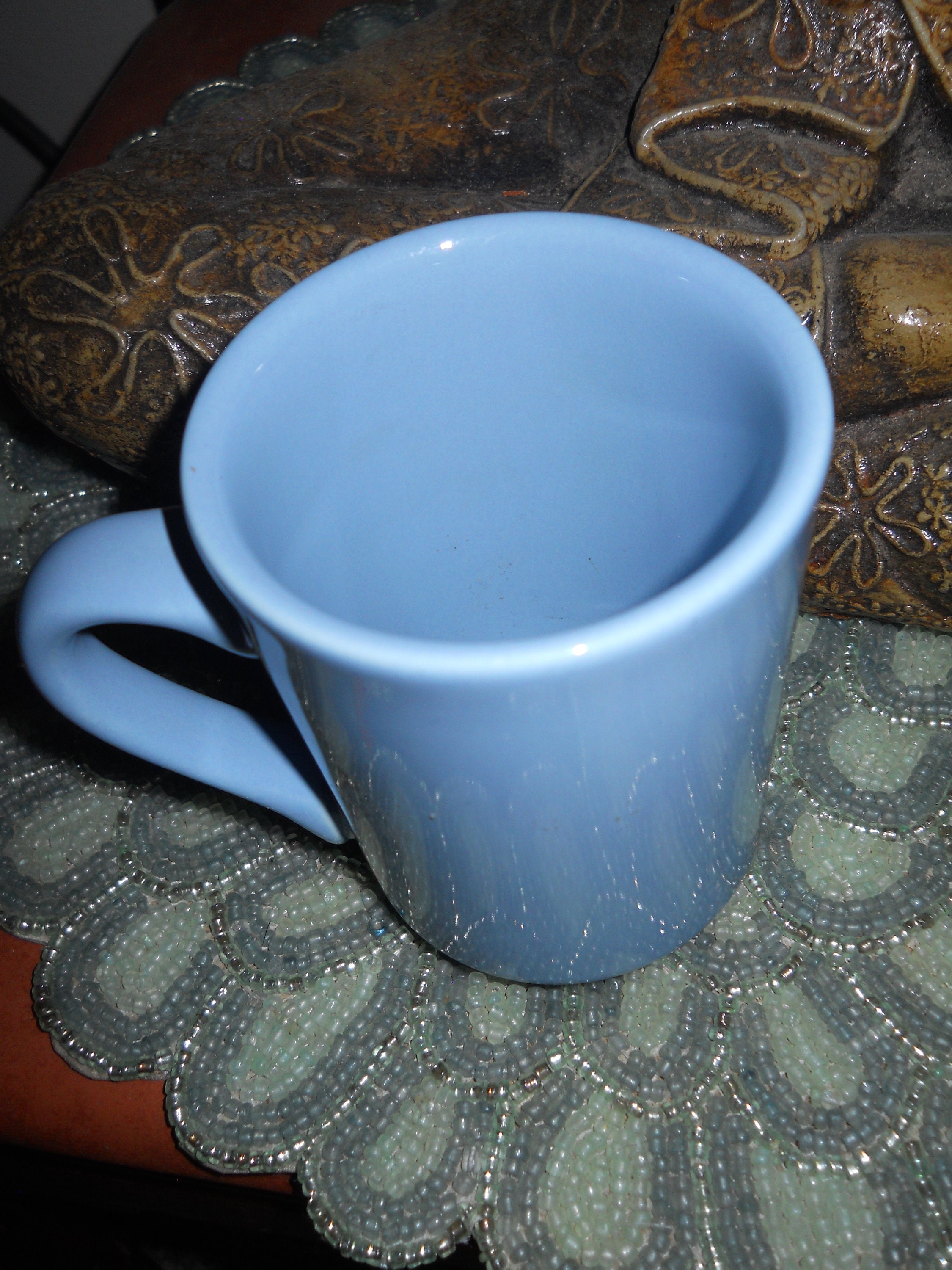 Set of 2 Homer Laughlin Denver Cup Solid Periwinkle Blue 1989 2006 - Etsy