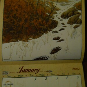 Vintage Bev Doolittle 2002 Wall Calendar in Original Sleeve 12 ...
