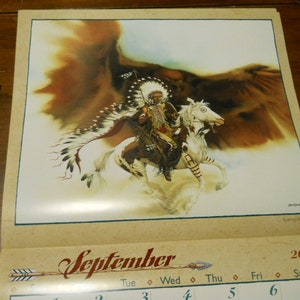 Vintage Bev Doolittle 2002 Wall Calendar in Original Sleeve 12 ...