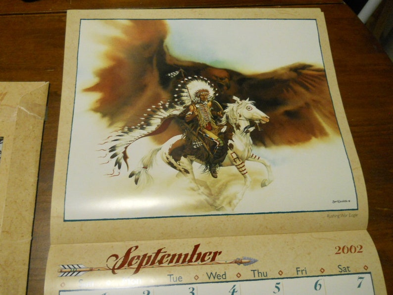 Vintage Bev Doolittle 2002 Wall Calendar in Original Sleeve 12 ...