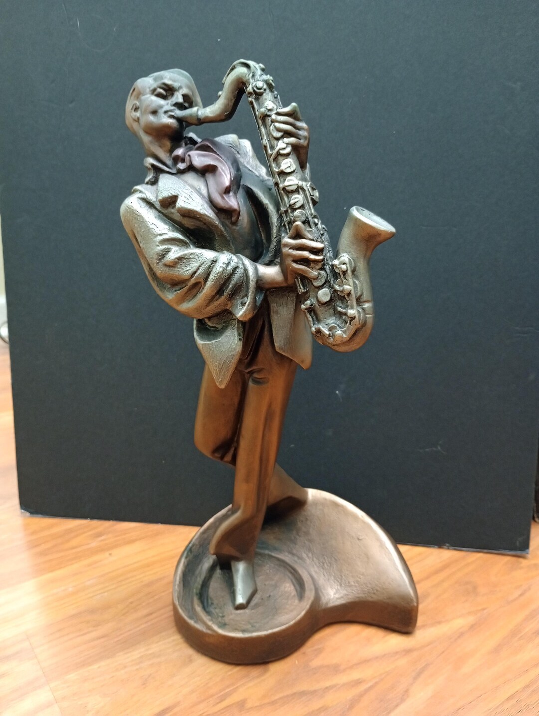 Swinging Sax Player Sculpture Austin Productions 1996 Artist A. Danel ...