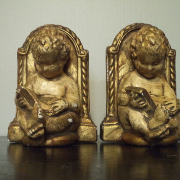 Cherub Bookends - Etsy
