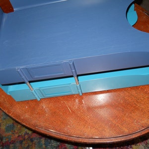 Vintage Two Tier Desk Top File System ASE All Steel Equipment Co Teal ...