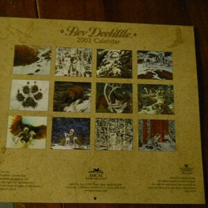 Vintage Bev Doolittle 2002 Wall Calendar in Original Sleeve 12 ...