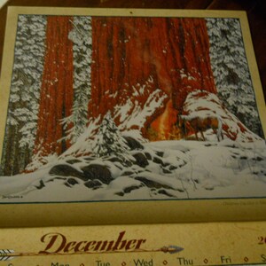 Vintage Bev Doolittle 2002 Wall Calendar in Original Sleeve 12 ...