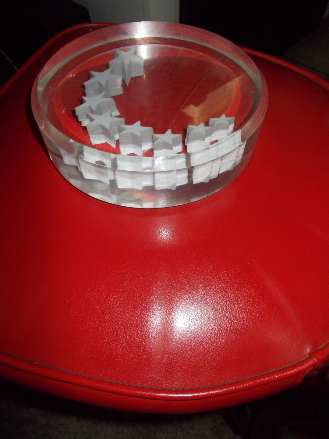 Vintage Lucite Acrylic Trivet With Inlaid Stars - Etsy