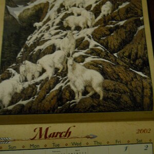 Vintage Bev Doolittle 2002 Wall Calendar in Original Sleeve 12 ...