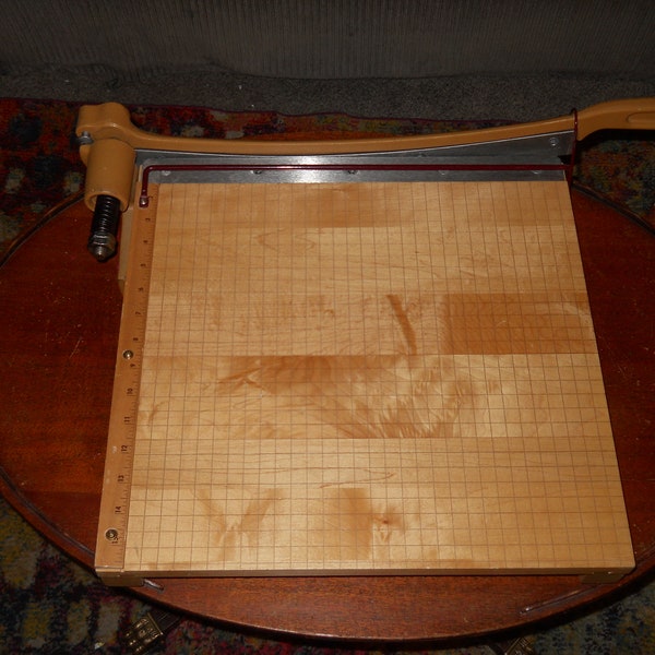 Vintage Paper Cutter - Etsy
