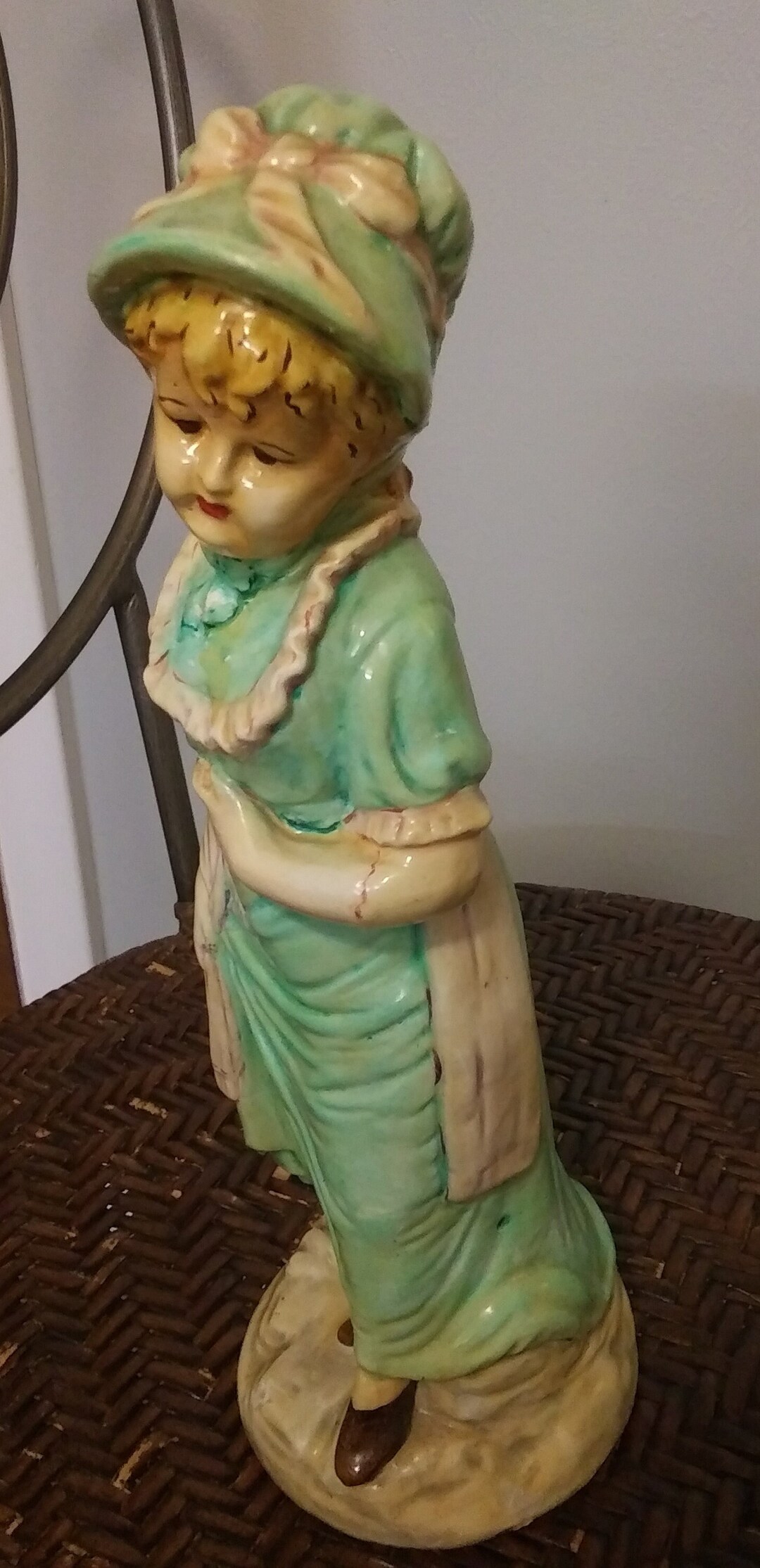 Mid Century Chalkware Statue - Etsy