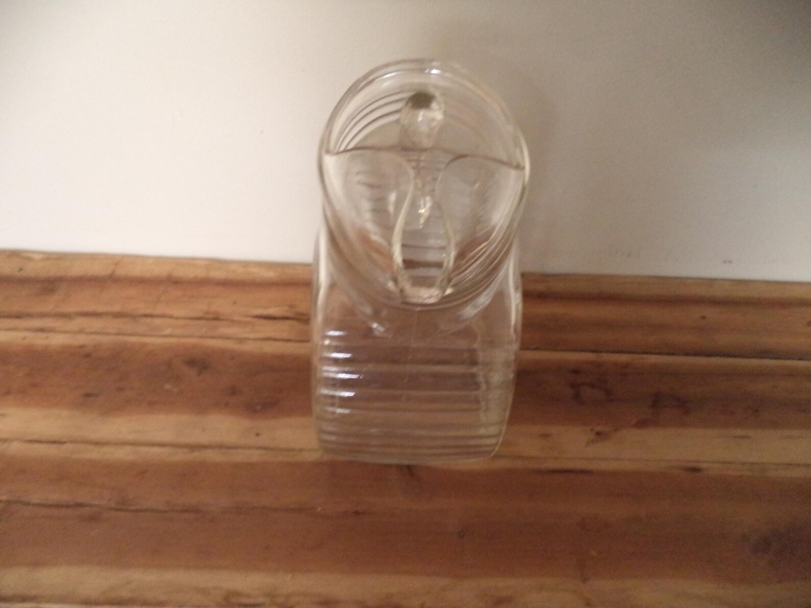 Large Glass Bullseye Tilt Pitcher Circa 50's 60's 12 Cup Capacity - Etsy