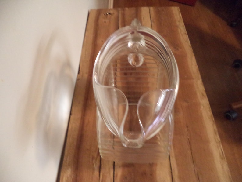 Large Glass Bullseye Tilt Pitcher Circa 50's 60's 12 Cup Capacity - Etsy