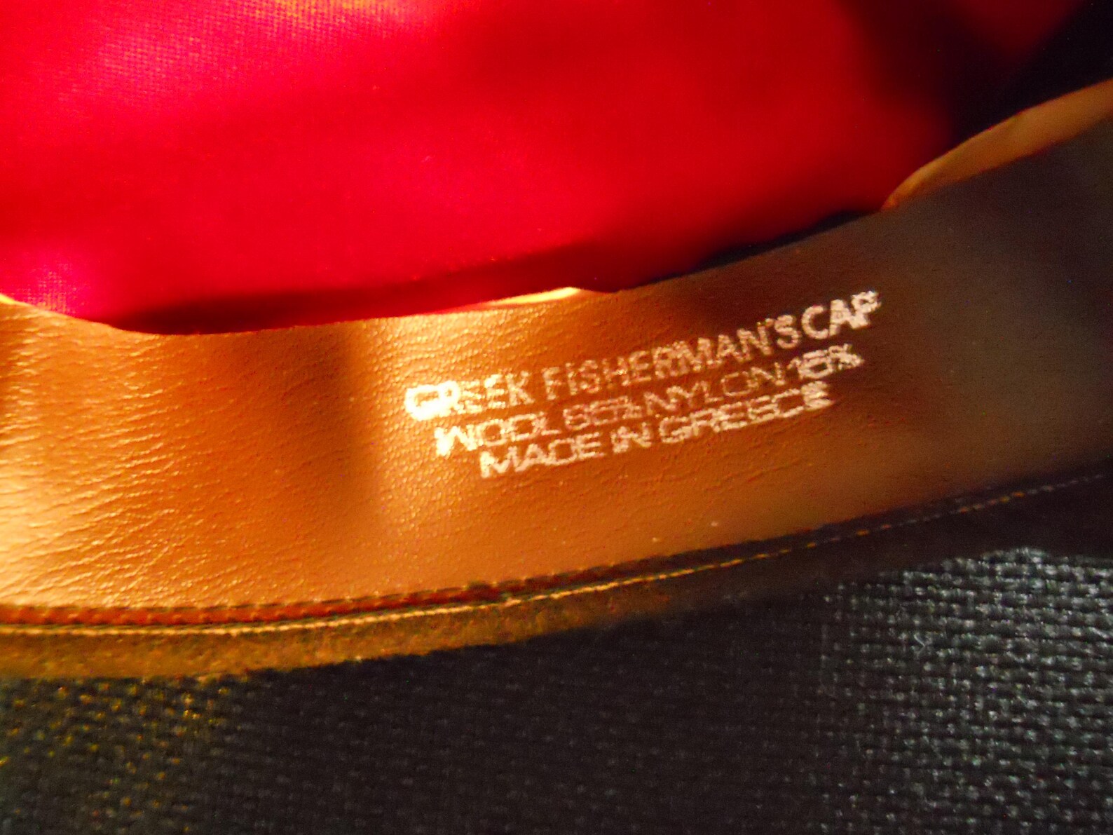 Vintage Aegean Unisex Wool Greek Fisherman's Cap Made in Greece Circa ...