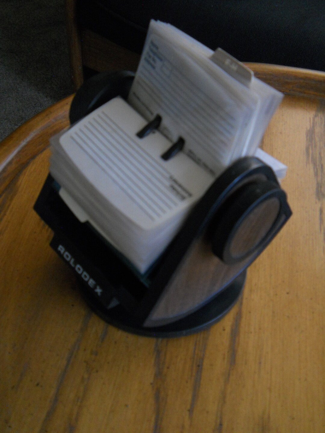 Vintage Rolodex SW-24 Open Card File Swivel Base large - Etsy