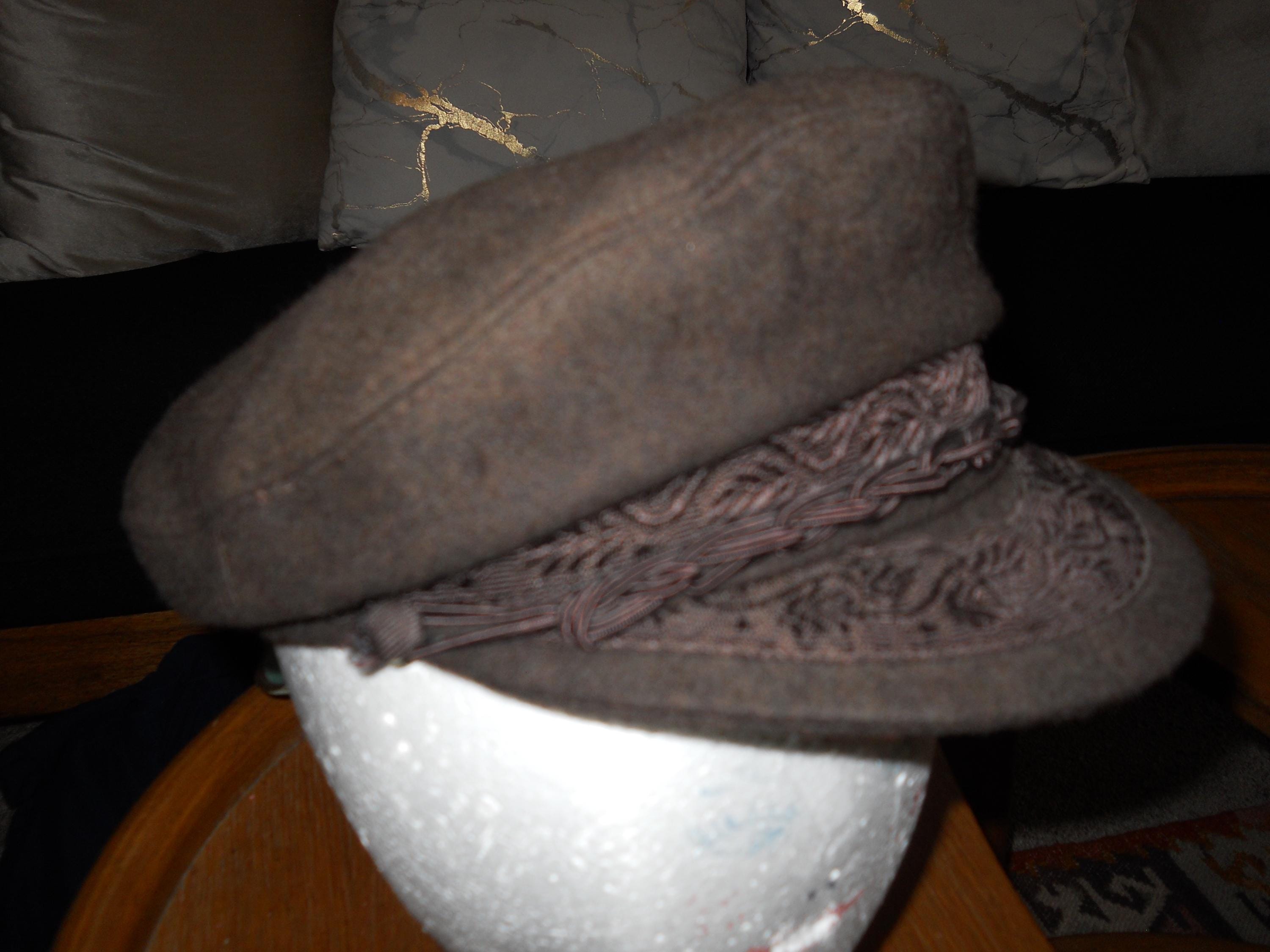 Vintage Aegean Unisex Wool Greek Fisherman's Cap Made in Greece Circa ...