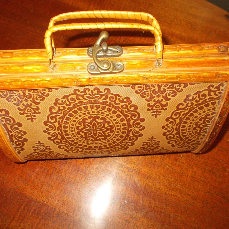 1970s Wood Purse - Etsy