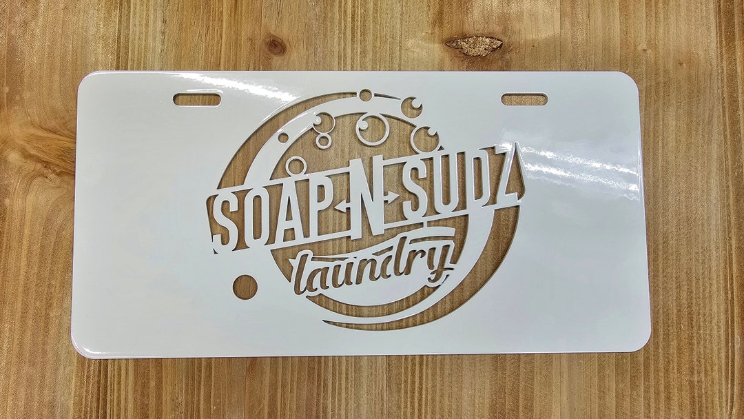 Laser Cut Metal Cutout Car Tag/ License Plate - Etsy