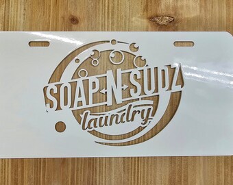Laser Cut Metal Cutout Car Tag/ License Plate - Etsy