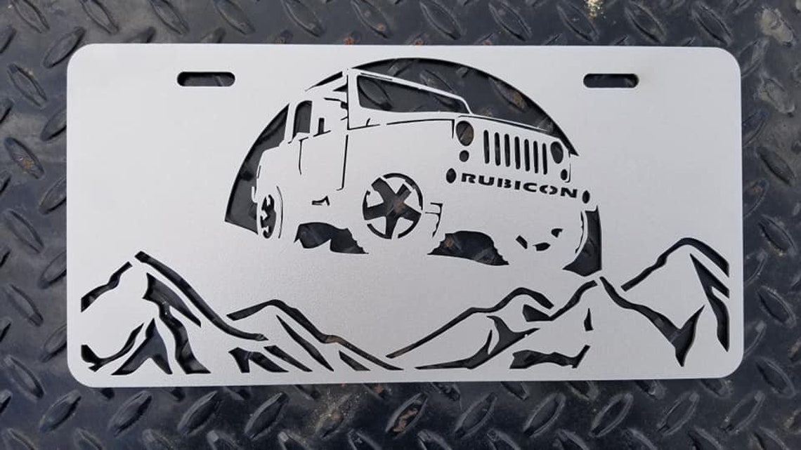 Laser Cut Metal Cutout Car Tag/ License Plate - Etsy