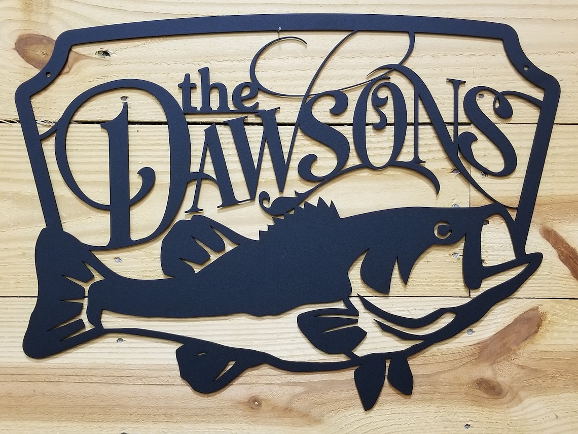 18 X 24 Laser Cut Metal Sign With Family Name and - Etsy