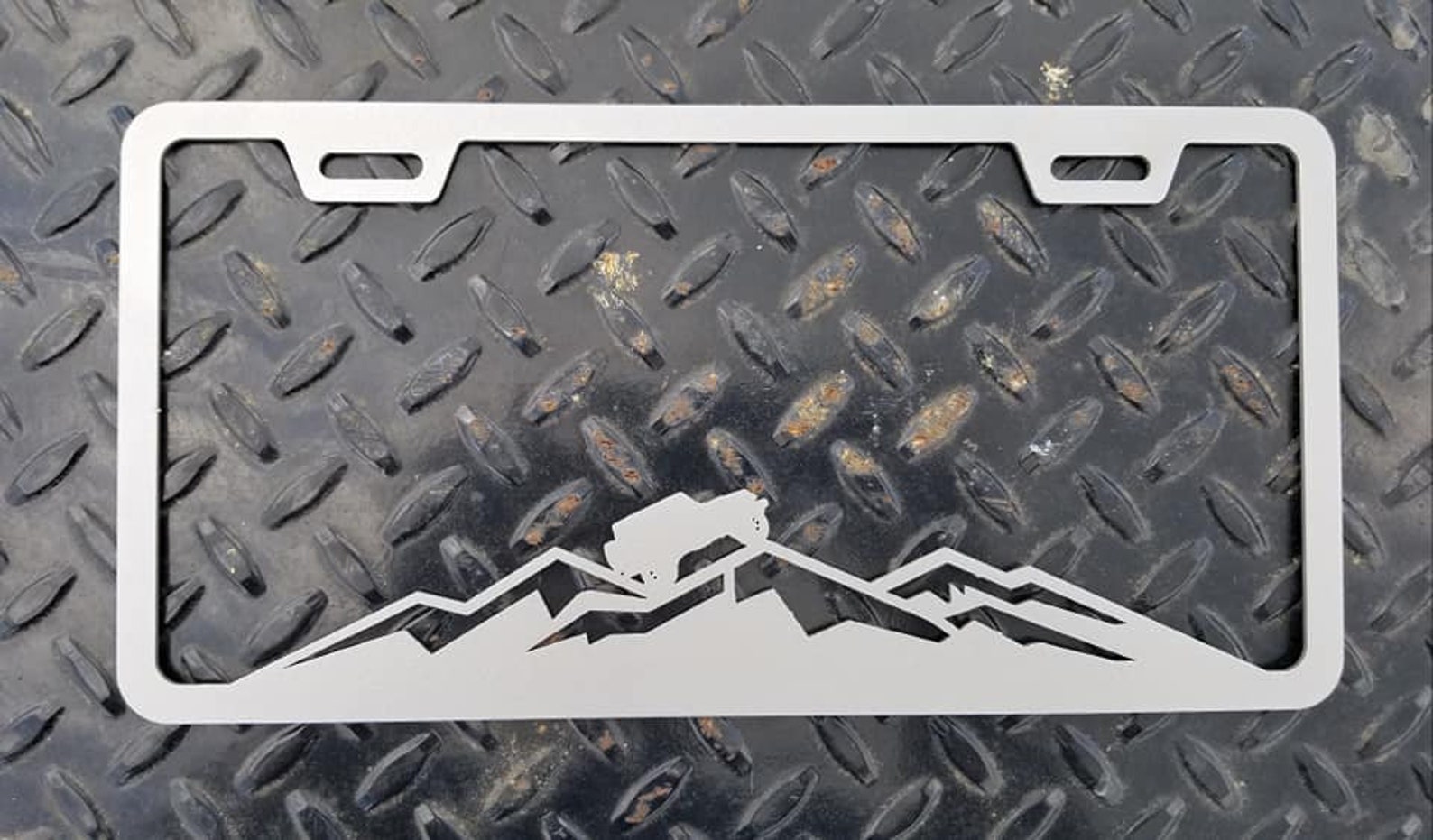 Laser Cut Metal Cutout Car Tag/ License Plate - Etsy