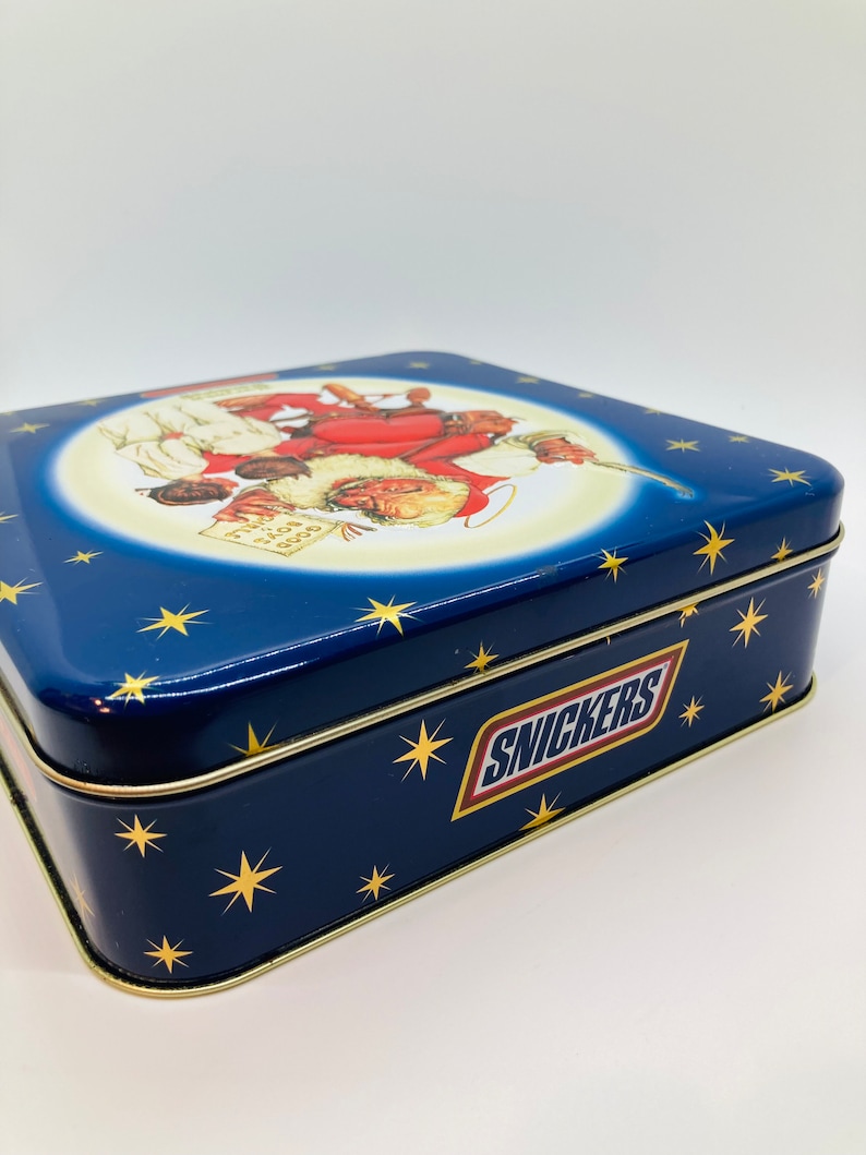 Limited Edition Norman Rockwell Collector’s Tin, Snickers, Santa, 1999 ...
