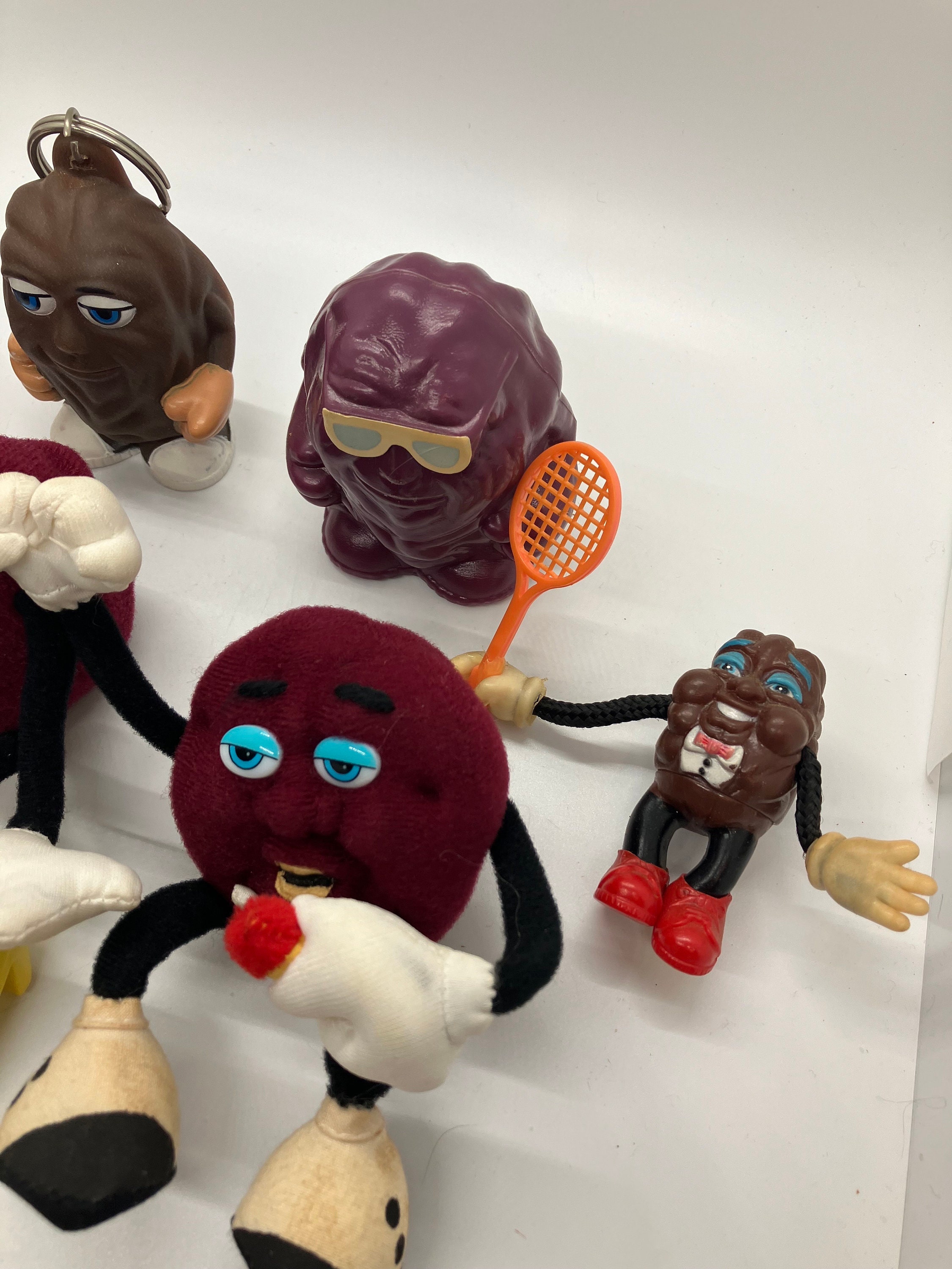 The California Raisins Figurines, Plush Toys, and Coin Purse - Etsy