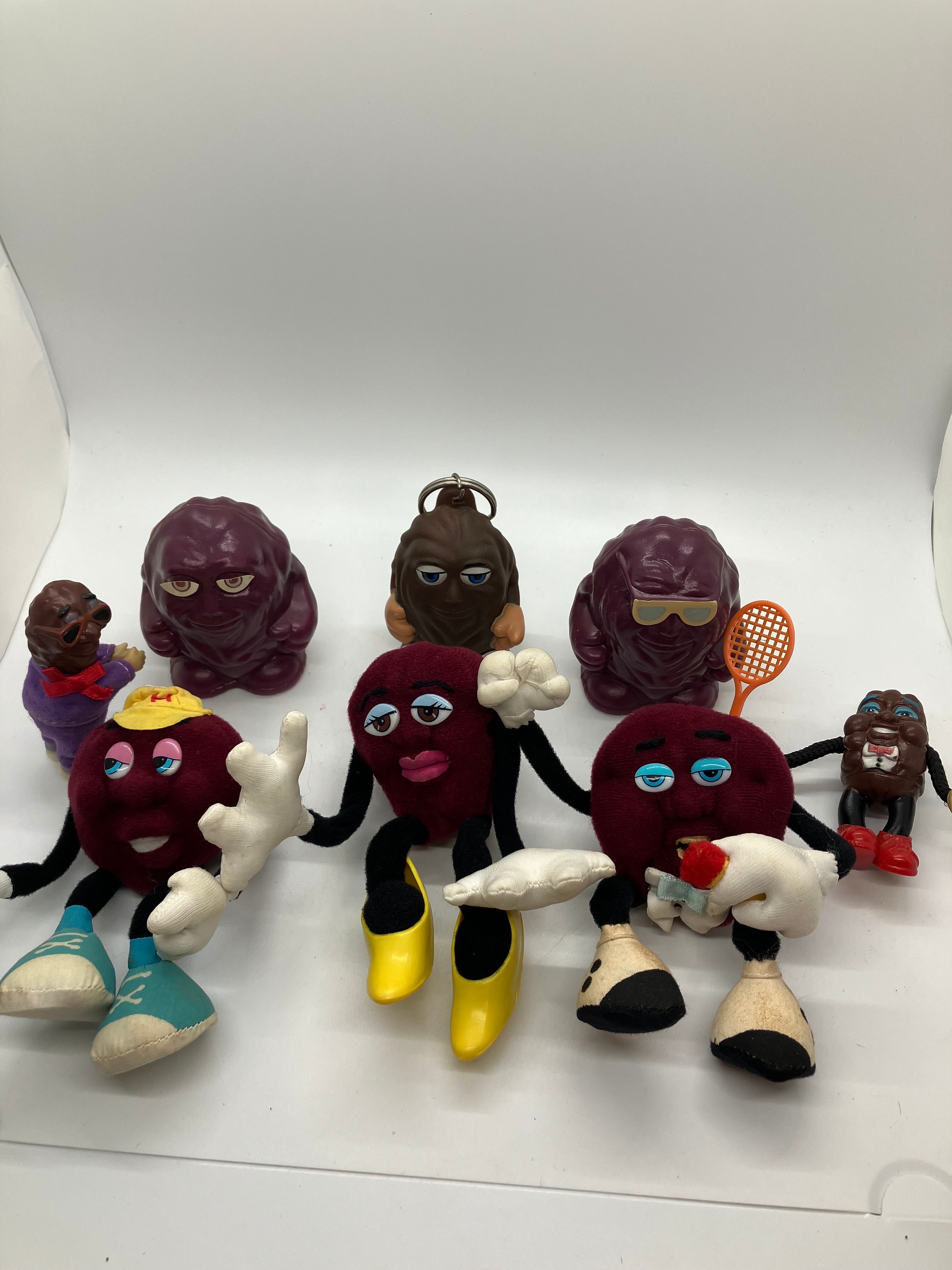 The California Raisins Figurines, Plush Toys, and Coin Purse - Etsy