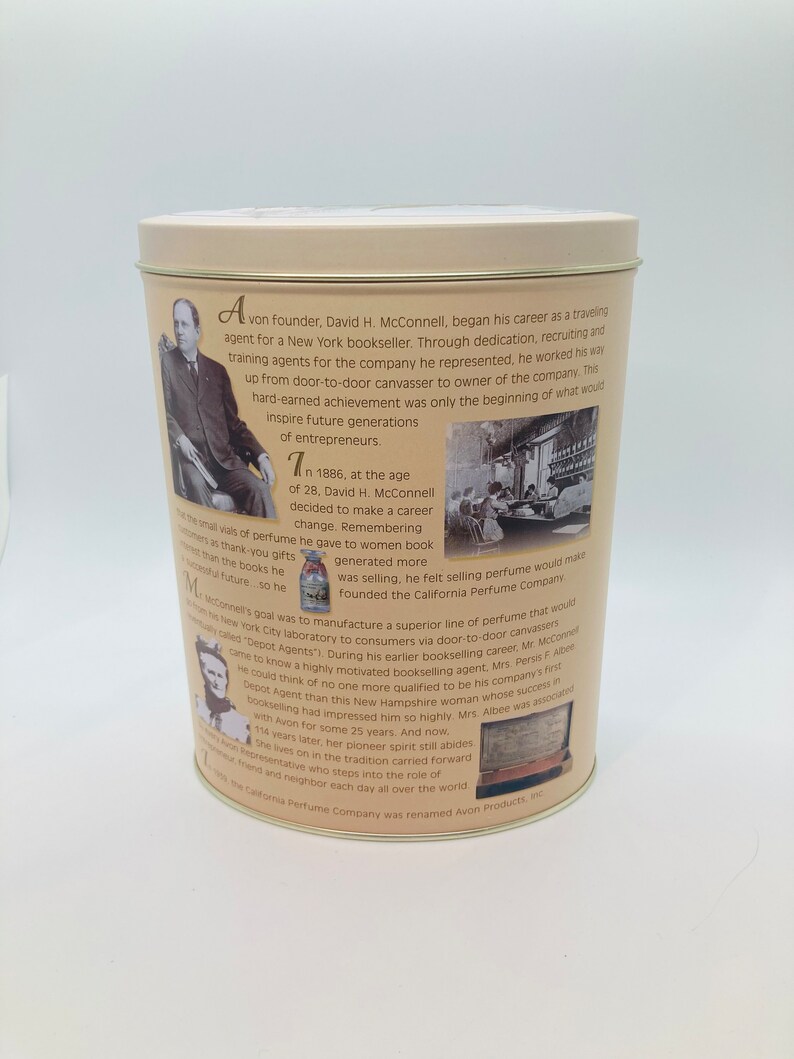 Avon Commemorative Presidents Club Birthday Tin the - Etsy