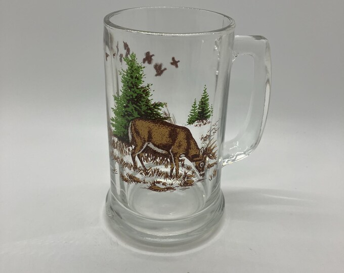 Schmidt Beer Buck Glass Stein - Etsy