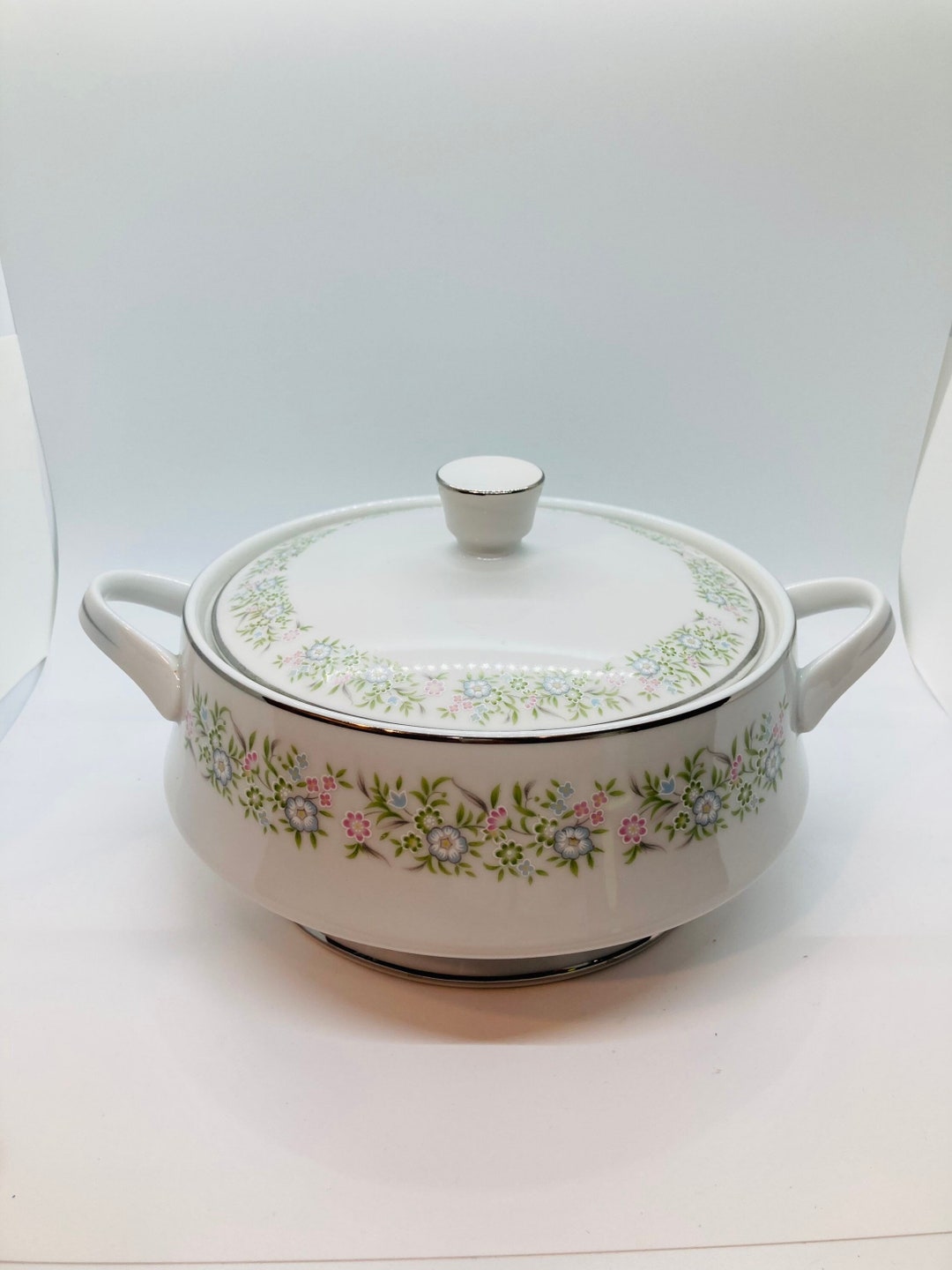 Taihei China Soup Tureen Springtime Floral Pattern Elegant - Etsy