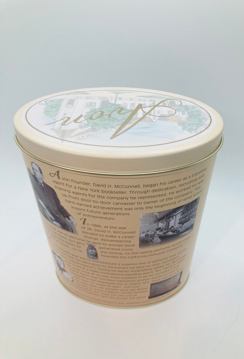 Avon Commemorative Presidents Club Birthday Tin the - Etsy