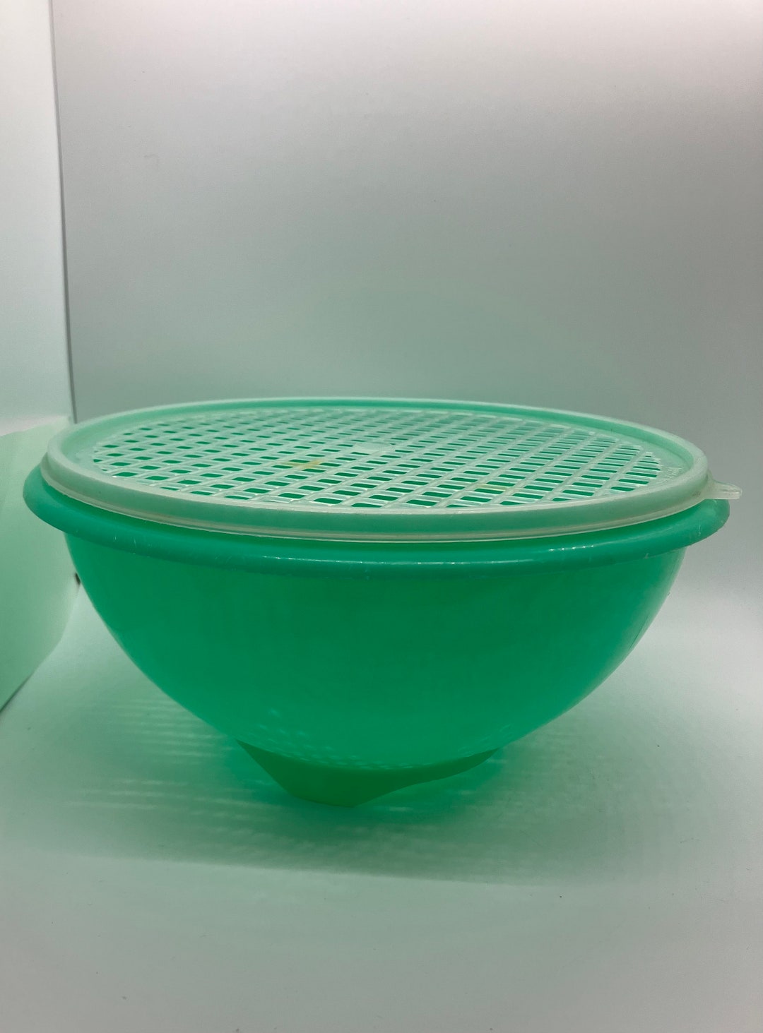 Tupperware Jadeite Colander Strainer With Lid - Etsy