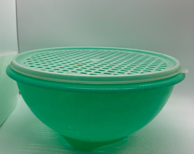 Vintage Tupperware 1 Quart Colander Strainer With Handle Yellow 1200 ...