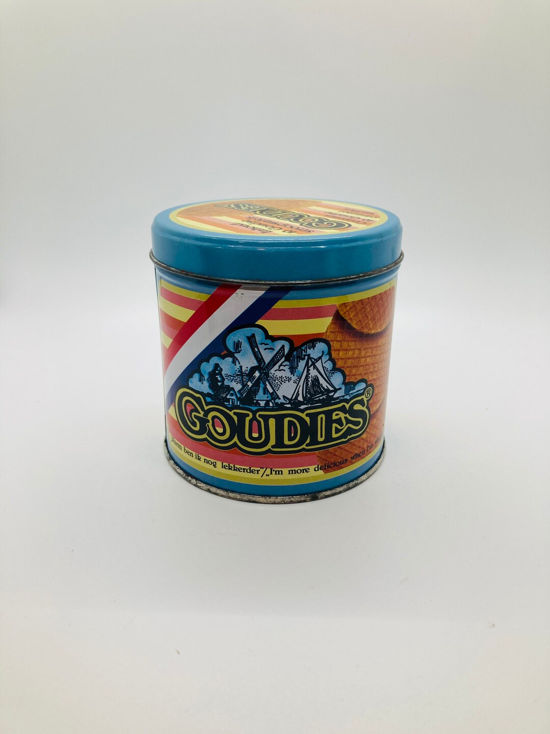 Rare Vintage Goudies Carmel Waffle Tin - Etsy