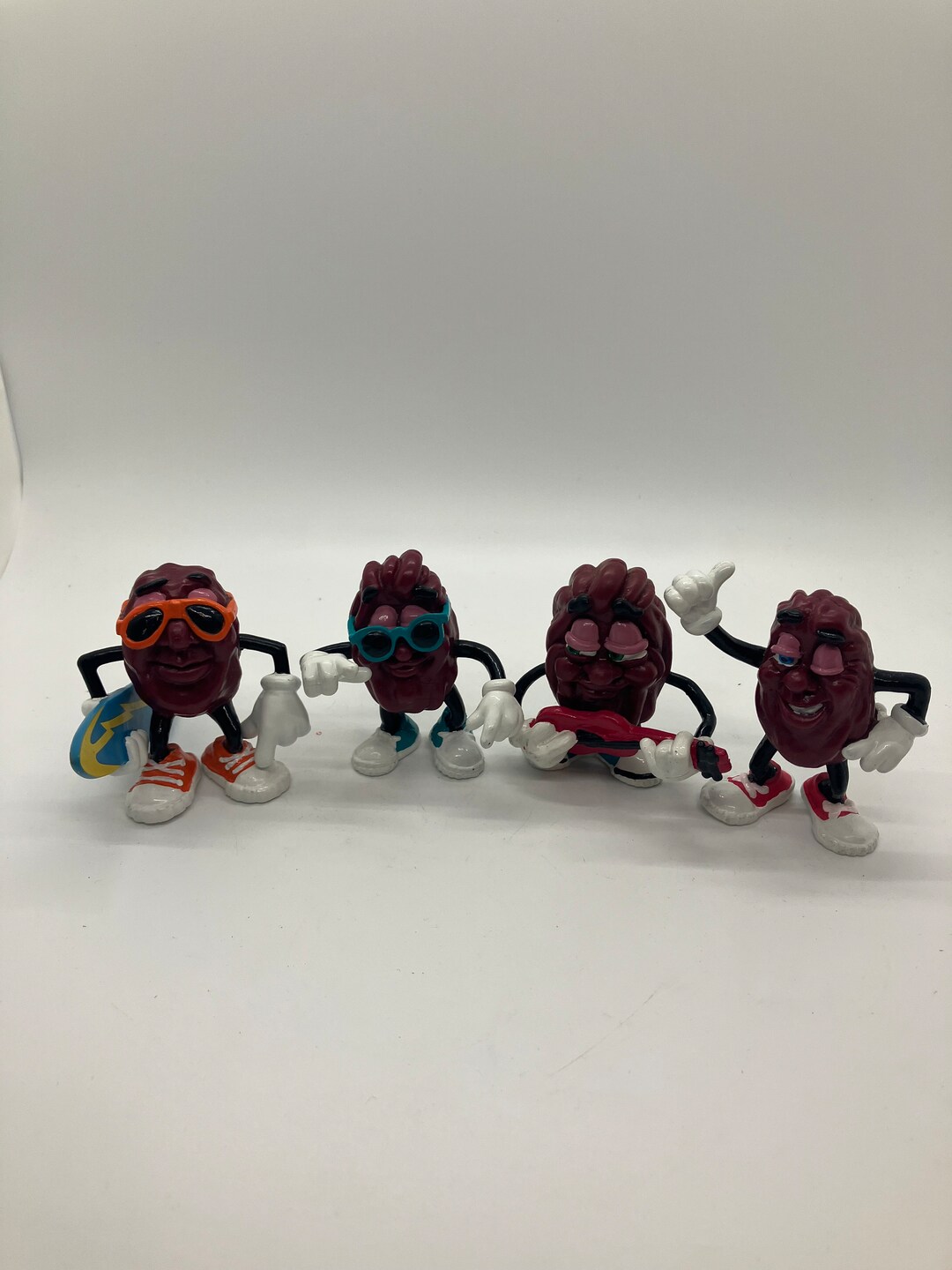 1980s the California Raisins Figurines, Set of 4 - Etsy