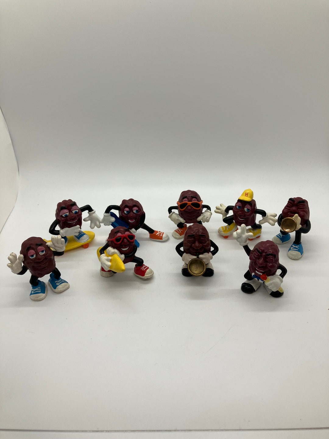 1980’s the California Raisins Figurines, Set of 9 - Etsy