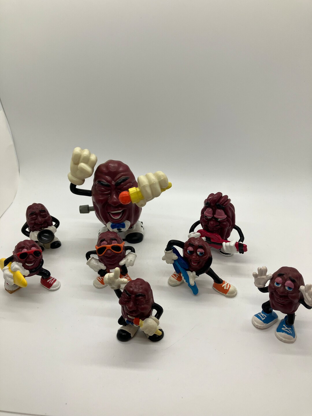 The California Raisins Figurines and Wind up Toy - Etsy