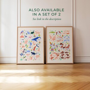 ABC Australian Animal Alphabet Poster for Children's Nursery - Etsy ...