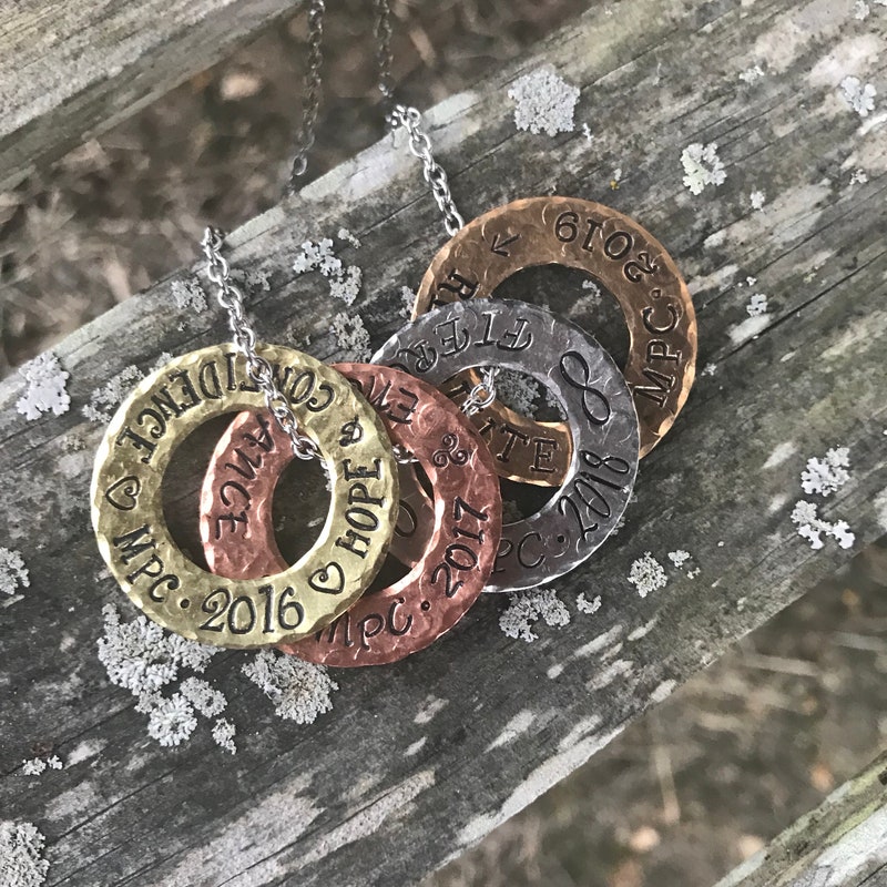 Washer Necklace - Etsy