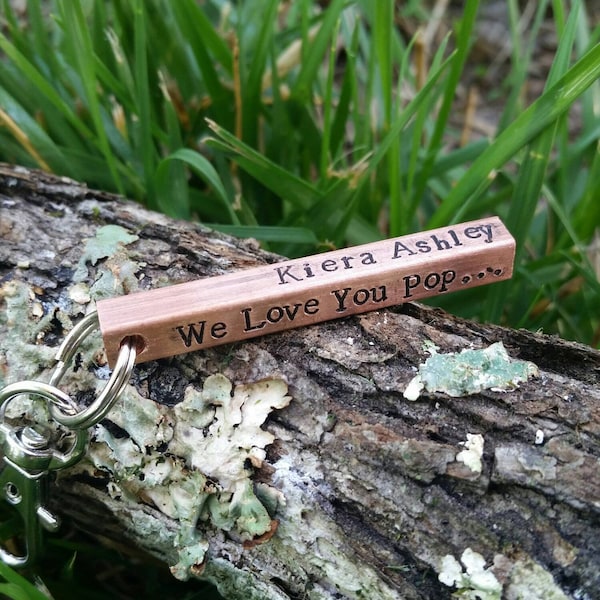 Hand Stamped Bar - Etsy