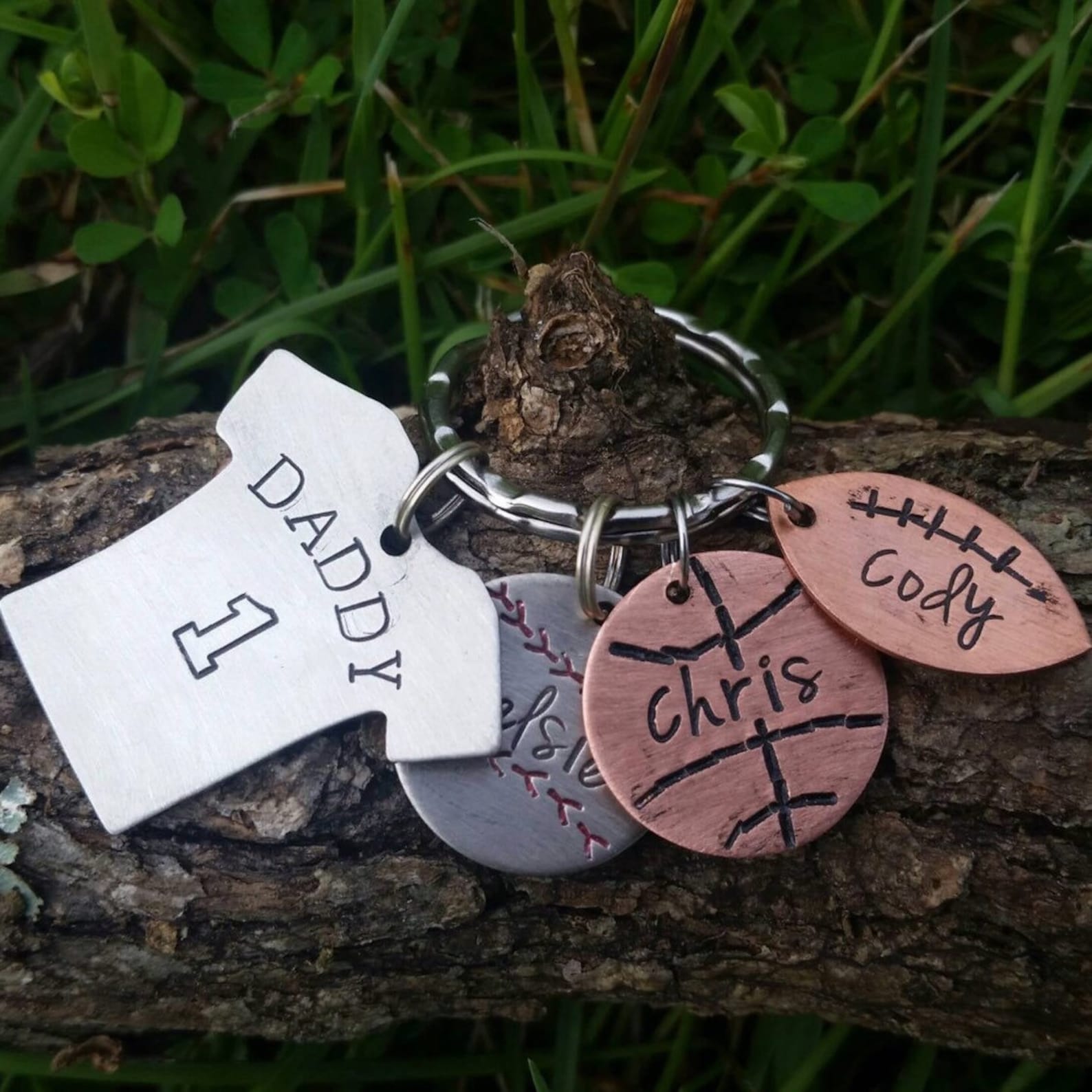 Hand Stamped DADDY Jersey With Footballs Including Childrens Names ...
