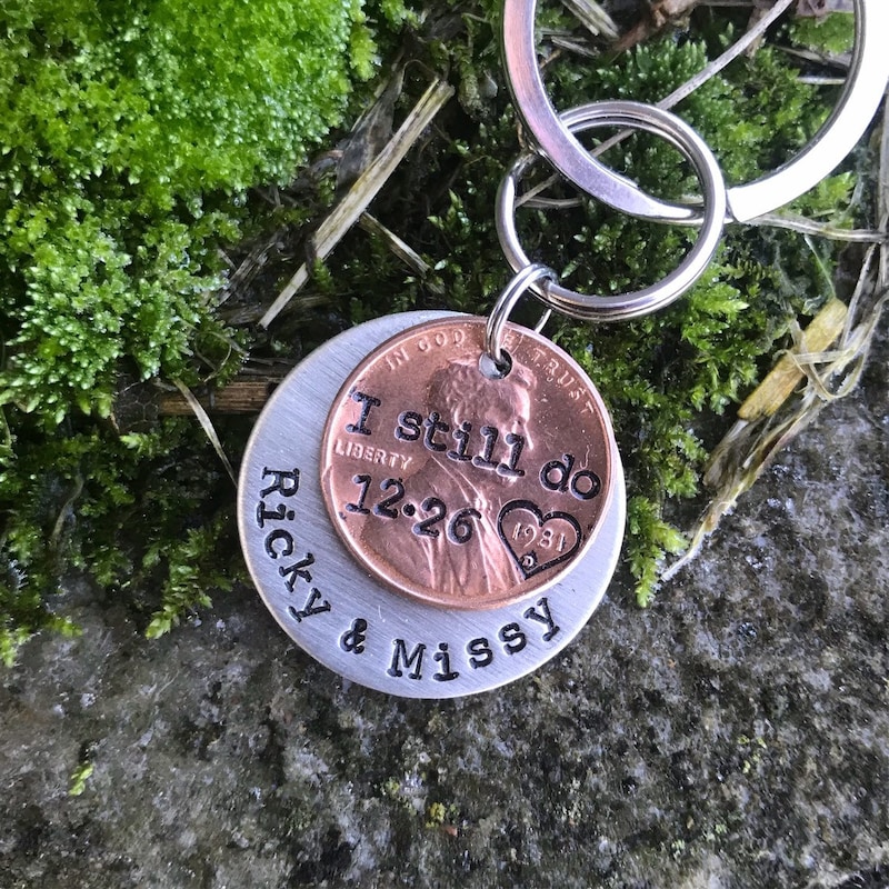 Hand Stamped Penny - Etsy