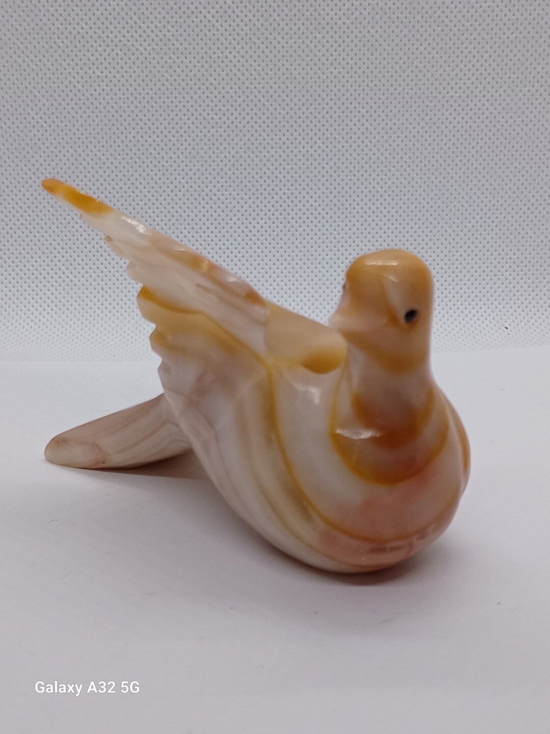 Vintage Hand Carved Onyx Stone Bird - Etsy