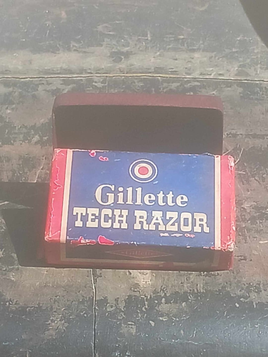 Vintage Gillette Tech Razor With Partial Box - Etsy