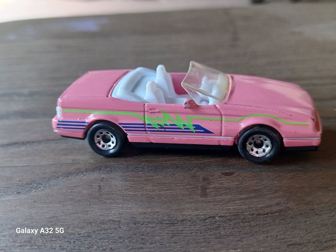 Vintage 1987 Matchbox Pink Convertible Cadillac Atlanta Die Cast Car - Etsy